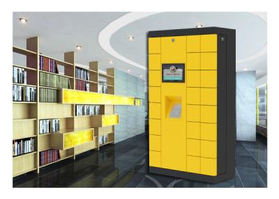 China Library Electronic Luggage Lockers Automatic Storage Lockers With Big Touch Screen for sale
