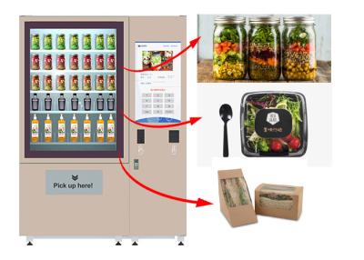 China Winnsen Salad Jar Vending Machine , Cupcake Vneding Machines With Belt System for sale