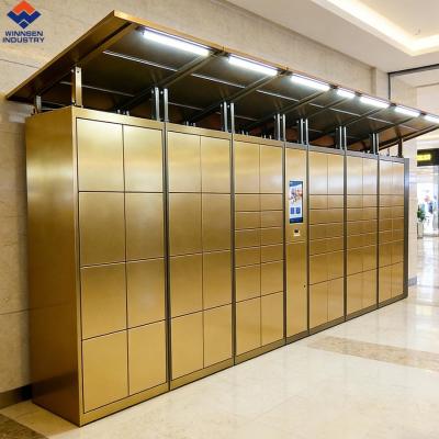 China Winnsen Industrial Grade Outdoor Smart Parcel Locker, Android System, 24/7 Self-Service, API Integration for sale