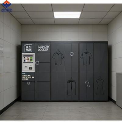 China Winnsen Outdoor Smart Laundry Locker with 24/7 Unattended Operation Seamless API Integration and Remote Management Platform for sale