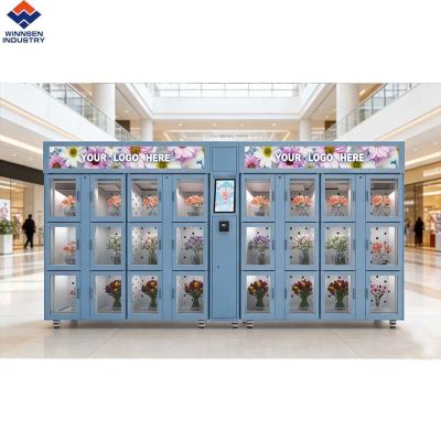 China Winnsen Flower Retail Solution Fresh Bouquet Machine Smart Bouquet Vending Machine Automat for sale