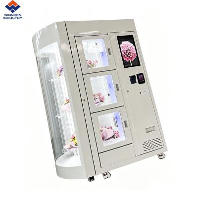 China Winnsen Fresh Flower Vending Machine with Advanced Humidifier System, 24 Bouquets Capacity, and 19