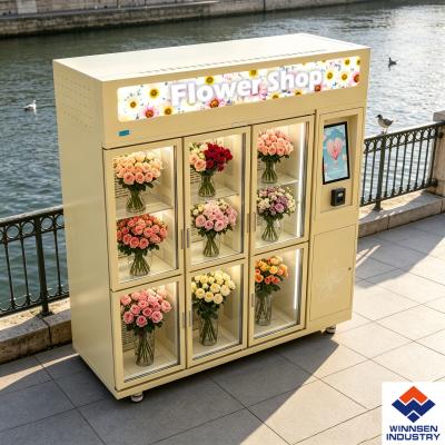 China Winnsen Wholesale Automatic Smart Flower Locker Machine, Cold Humidifying, 24H Unattended & Customizable for sale