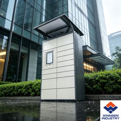China Winnsen Waterproof Touch Screen Smart Parcel Delivery Locker with Customizable Options for Indoor Use for sale