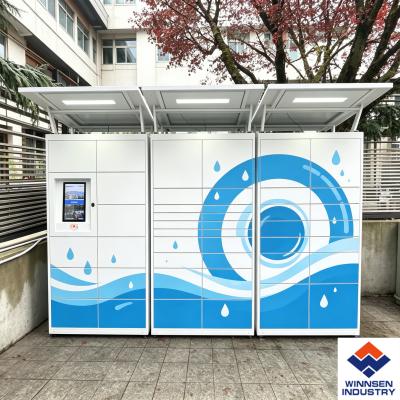 China Winnsen Retrieval Laundry Room Storage Lockers With RFID SMS Email Function and Printer for Hospitals and Dormitories for sale