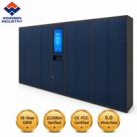 China Biometric Secure Smart Parcel Locker with Cloud Remote Management and Customizable Compartments for sale
