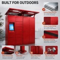 China Biometric Secure Smart Parcel Locker with Cloud Remote Management and Customizable Compartments for sale