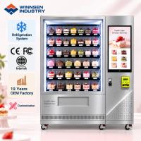 China Winnsen Automatic Cake Bread Vending Machine Cloud Management Remote Stock Alerts for sale