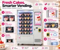 China Winnsen Automatic Cake Bread Vending Machine Cloud Management Remote Stock Alerts for sale