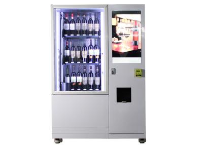 China Hotel Belt Conveyor Bottle Wine Vending Machine With Elevator System In Public Place for sale