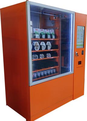 Cina distributori automatici sani di Non tocco per insalata con la piattaforma del telecomando del frigorifero in vendita