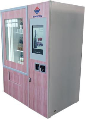 China Red Wine Automatic Vending Machine With 22" Advertising Touch Screen And Elevator for sale