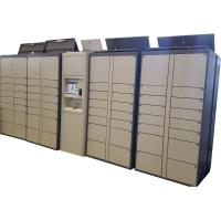 China Cacifo de bagagem alugado do acesso da moeda do parque do oceano com função da propaganda e sistema do controlo a distância à venda