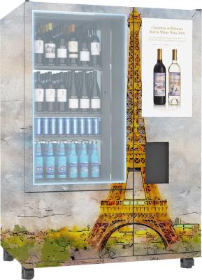 China Credit Card Payment 22" Champagne Vending Machine for sale