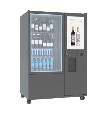 China Conveyor Elevator System Wine Bottle Vending Machine Remote Platform Advertising for sale