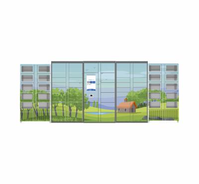 China Multi Compartments 100v Industrial Vending Lockers for sale
