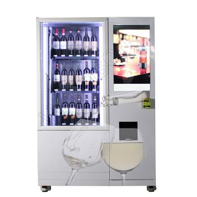 China Credit Card Conveyor Mini Champagne Vending Machine Winnsen for sale