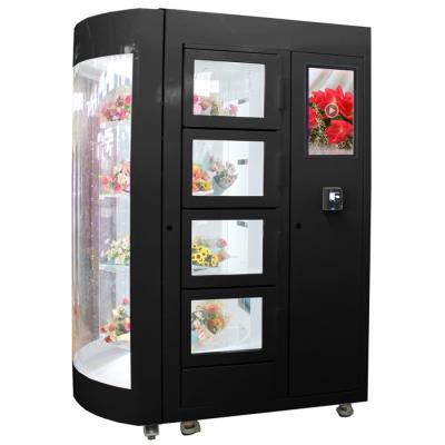 China 24 Hours Outdoor Fresh Cut Flower Vending Machine For Floral Shop Bouquets for sale