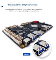 China High-Performance RK3568 Board with 4K Decoding Resolution Featuring 8 Serial Ports and PCI E Interface 4G Module Support for sale