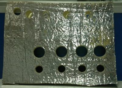 China Polyethylene foam plastic cutting machine with foil and self adhesive layer for sale