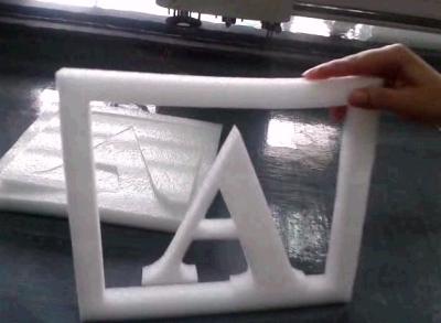 China Foam sign sample cutting table for sale