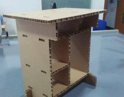 China Honeycomb board reboard paper display stand desk cutting machine sample maker for sale