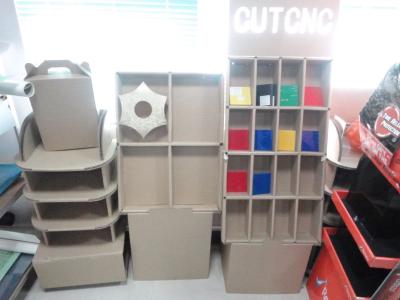 China Corrugated fiber board box sample maker cutting machine for sale