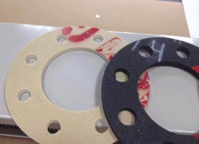 China Metal inserted in neoprene nitrite silicon rubber gasket cutting machine for sale