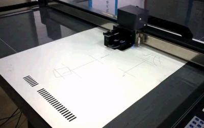 China Garment paper pattern flatbed inkjet printing cutting machine for sale