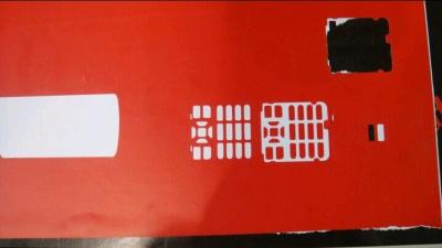 China Adhesive film knife cutting table for sale