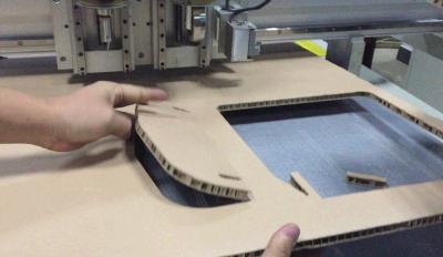 China Honeycomb board pattern prototype cutting machine for sale