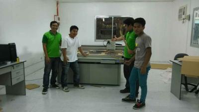 China Die-less flatbed prototype sampling cnc knife cutting machine for sale