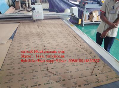 China Rubber Cork Nbr Viton Synthetic Fibre Joint Gasket Cnc Knife Cutter Plotter for sale