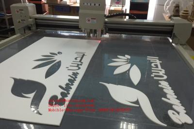 China Rigid Expanded PVC Foam Forex Board Sign Digital CNC Cutting Machine Plotter for sale