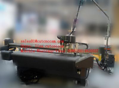 China Foam PVC Forex Cross Mark Camera Registration Automatic Cutting System for sale