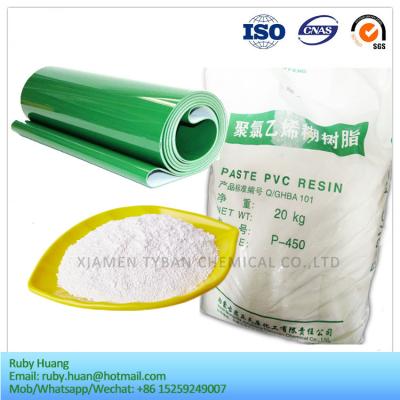China Paste PVC Resin Emulsion PVC P450 P440 for Conveyor Belt with High Quality for sale