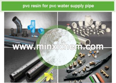 China ISO Factory White Color Powder PVC resin SG3 SG5 SG7 SG8 with K value K65 K66 K67 for PVC water supply pipe for sale