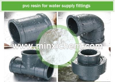 China ISO Factory White Color Powder PVC resin SG3 SG5 SG7 SG8 with K value K65 K66 K67 for PVC water supply fittings for sale
