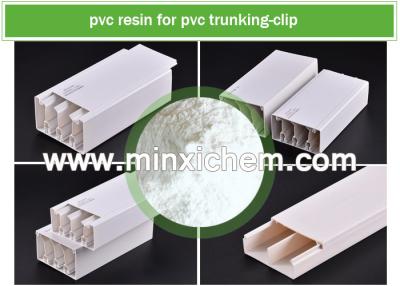 China ISO Factory White Color Powder PVC resin SG3 SG5 SG7 SG8 with K value K65 K66 K67 for PVC trunking clip for sale