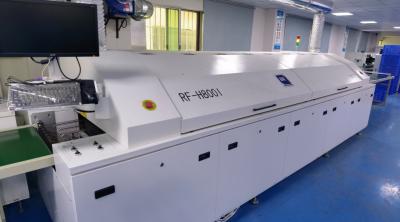 Cina trasportatore di riscaldamento RF-H800 della macchina 1500mm/min della lega per saldatura di riflusso di zona di 2940mmⅠ in vendita