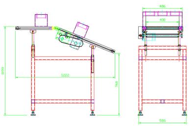 Cina Trasportatore flessibile del trasportatore 230VAC SMT Wave Sloder Outfeed del PWB 3m/min in vendita