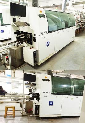 Cina Spruzzatura di zone 0.4MPa della macchina 3 della lega per saldatura di 1650KG SMT Wave in vendita