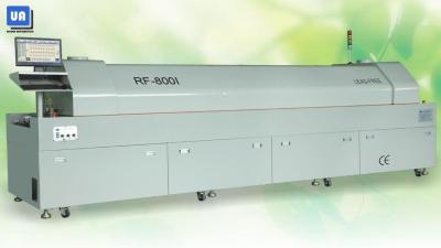 China 8 Zones SMT Reflow Oven 9KW Lead Free Reflow Oven RF-800Ⅰ for sale