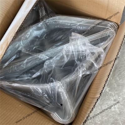 China Hanger Pakket 550 stuks per doos Metalen draad kleding hangers 23 g per stuks for sale