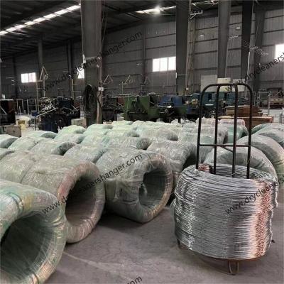 China 23 G per stuks zilveren gegalvaniseerde staaldraadhangers voor bulkverkoop for sale