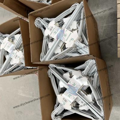 China 650 kartonnen / 20ft container laadcapaciteit polymer bedekte draad hanger voor alle soorten kleding for sale
