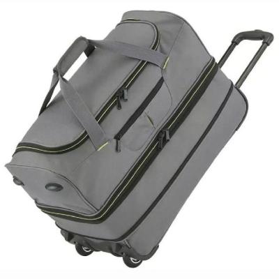 China Durable Foldable Expandable Wheeled Duffle Travel Bag Large Capacity for sale