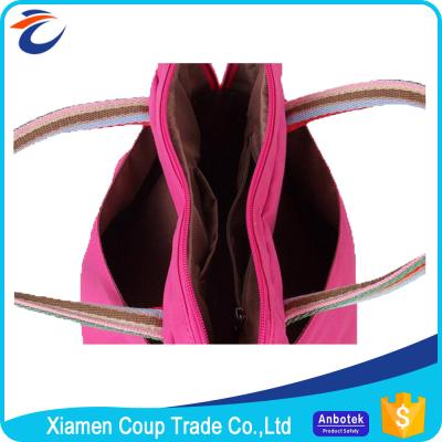 Cina Colore rosa romantico delle borse di totalizzatore delle donne della tela adatto a regalo promozionale in vendita