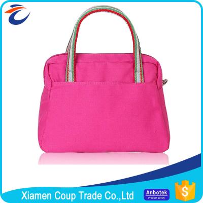Cina Colore rosa romantico delle borse di totalizzatore delle donne della tela adatto a regalo promozionale in vendita