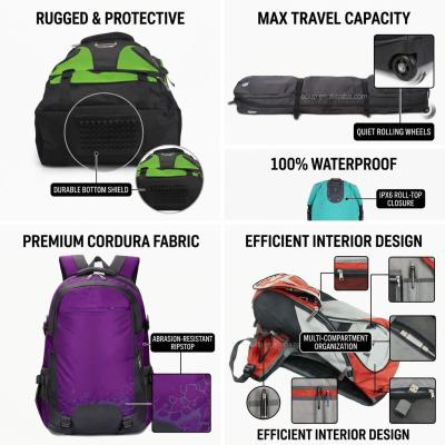 China Thermal Insulated Tennis Racket Bag 3-Racket Capacity with Adjustable Padded Straps External Accessory Pocket for sale